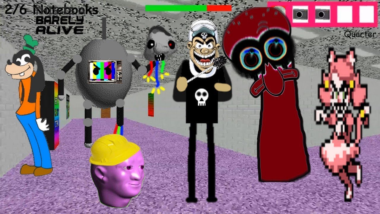 Ned's Nightmare: Chapter 2 The 6 Classes V2.1- Baldi's Basics Random Maps Series Mod
