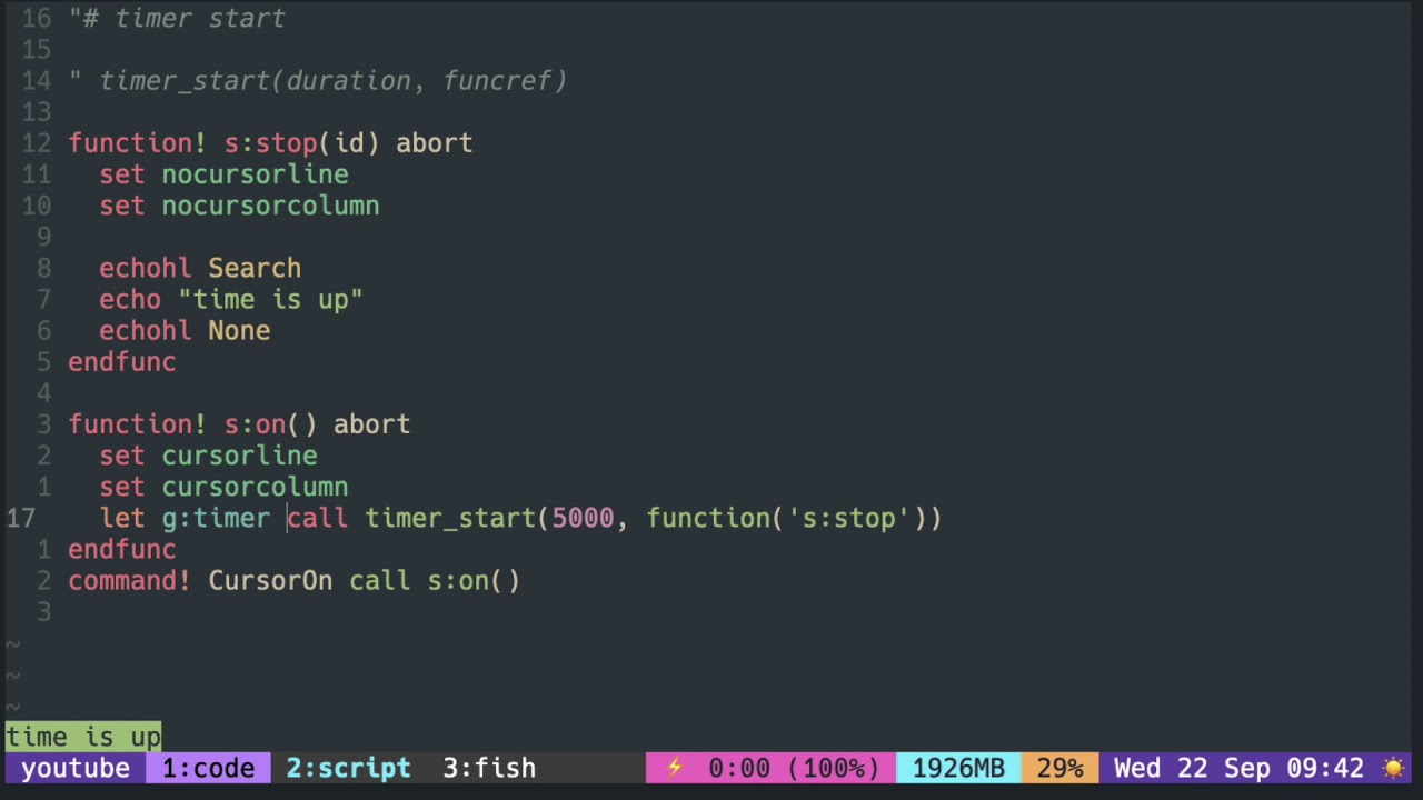 Neovim API: Async ( stop a timer )