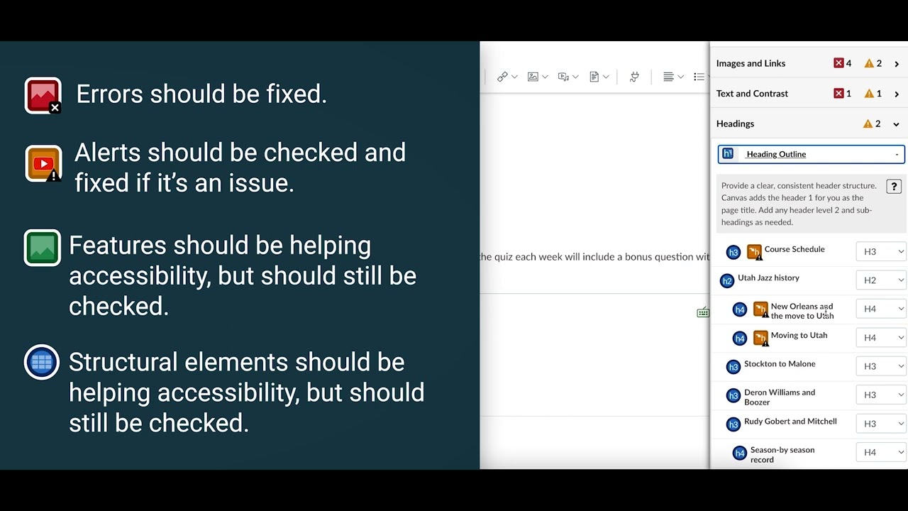 Access and Navigate the Canvas Accessibility Guide