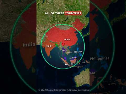 Why Half Of The People Live Here ?? 🔥 #shorts #maps #facts #asia #geography #viralfact #knowledge