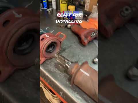 Ready to install a center support bearing for Toyota Tacoma #cars #how #mechanic