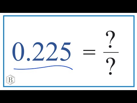0.225 as a Fraction (simplified form)