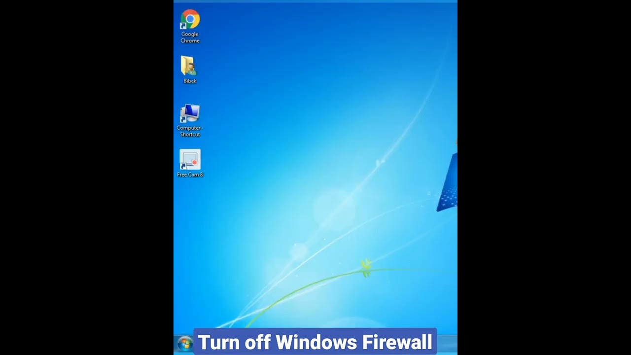 Turn off Windows FireWall in Windows 7 #short #Short #Shorts #shortvideo #shortsvideo #csytricks