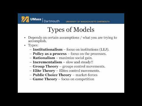 Public Policy Models