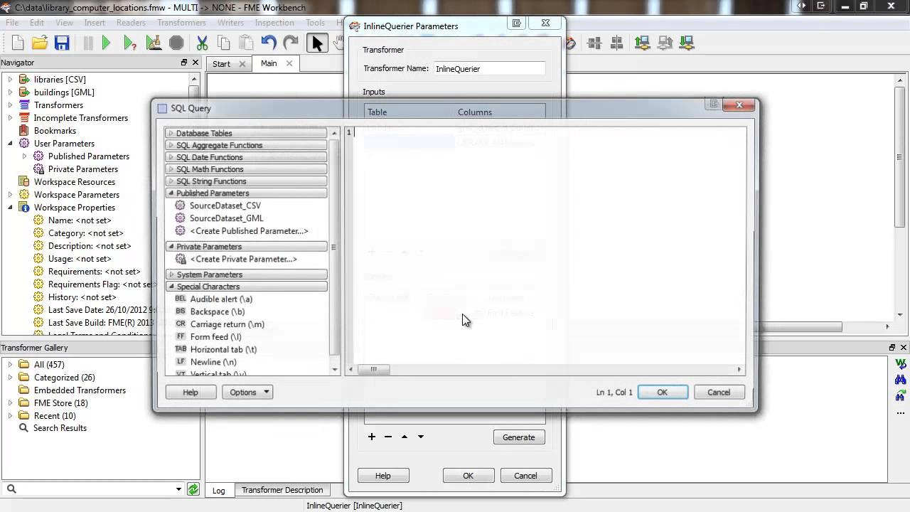 Using the InlineQuerier to SQL-enable arbitrary data