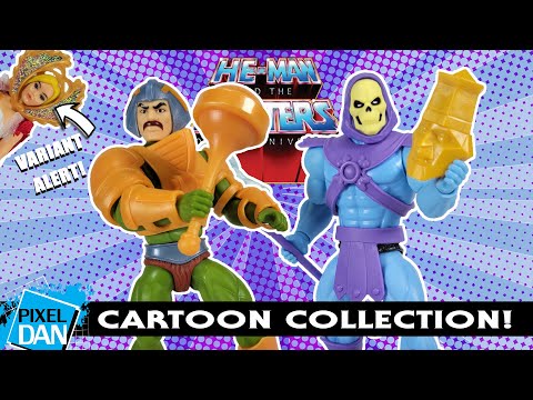 Some Major Differences with MOTU Cartoon Collection Skeletor and Man at Arms