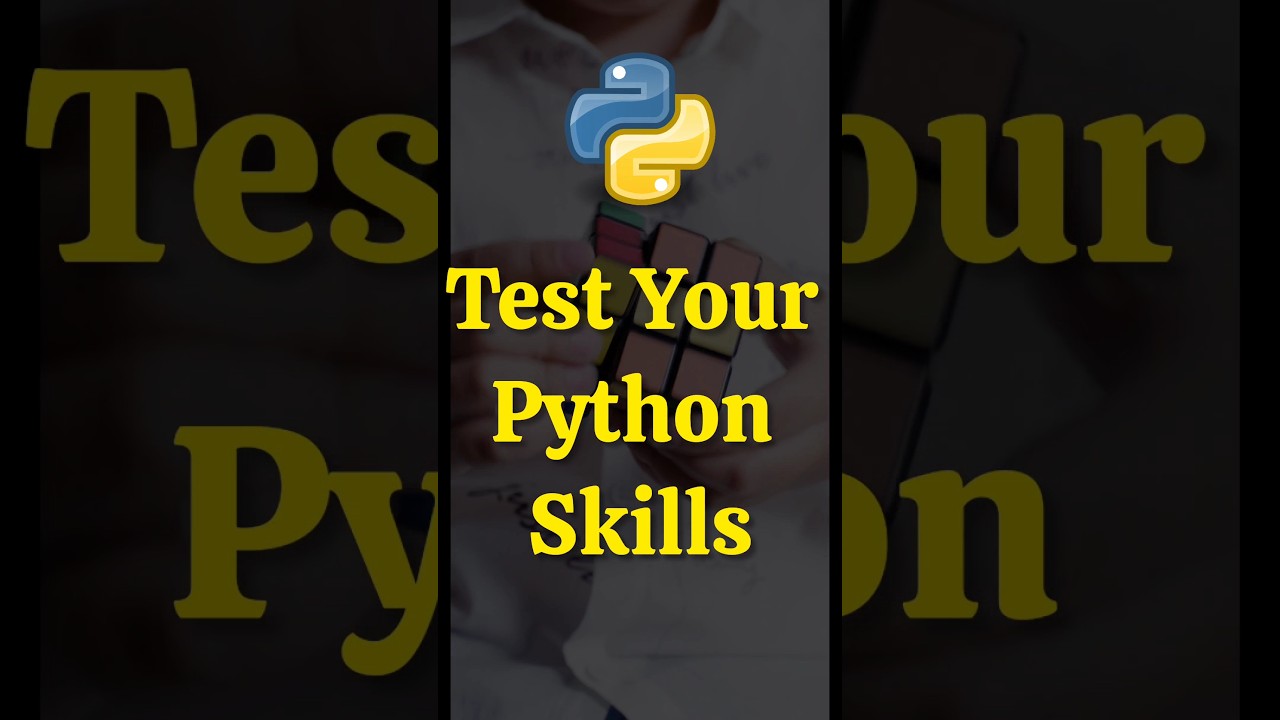 Test Python Skills!!! #pythonprogramming #codenewbie #puzzle