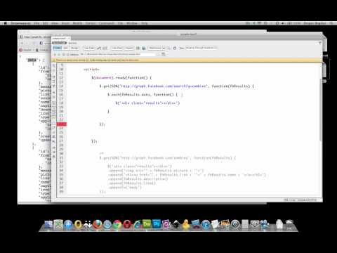 ITERATIVE TEMPLATING of JSON DATA from FACEBOOK - Using Facebook Graph API