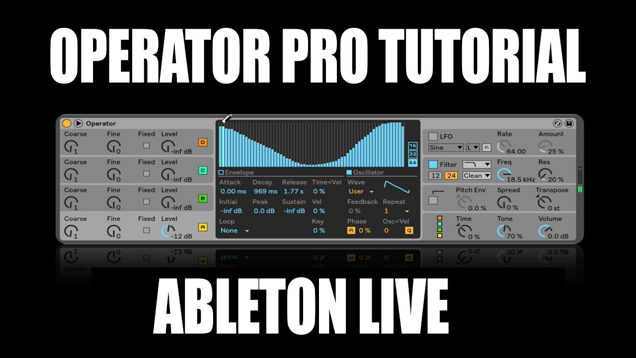 Ableton Operator Synth Tutorial Deep Dive