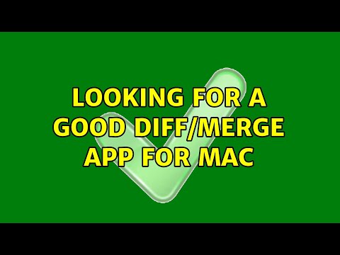 Looking for a good diff/merge app for Mac (2 Solutions!!)