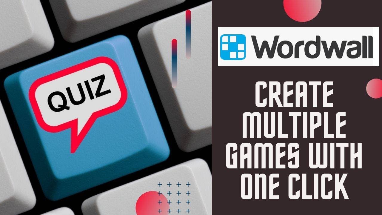 Advanced Wordwall- Trick to make multiple games & save time