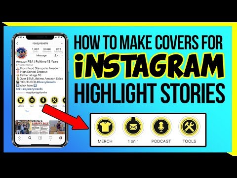 How to Make Highlight Covers | Instagram Story Highlights - Icons