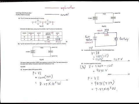 Series Circuit 2 (Pass year question IGCSE) (English)
