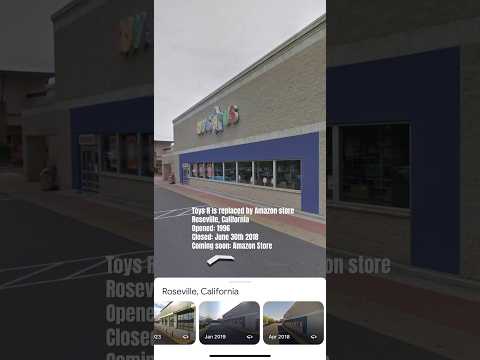 Amazon store replacing Toys R Us location #toysrus #amazonstore #shorts #timepassing #rosevilleca