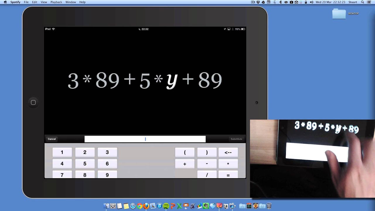Hands on with Algebra Touch