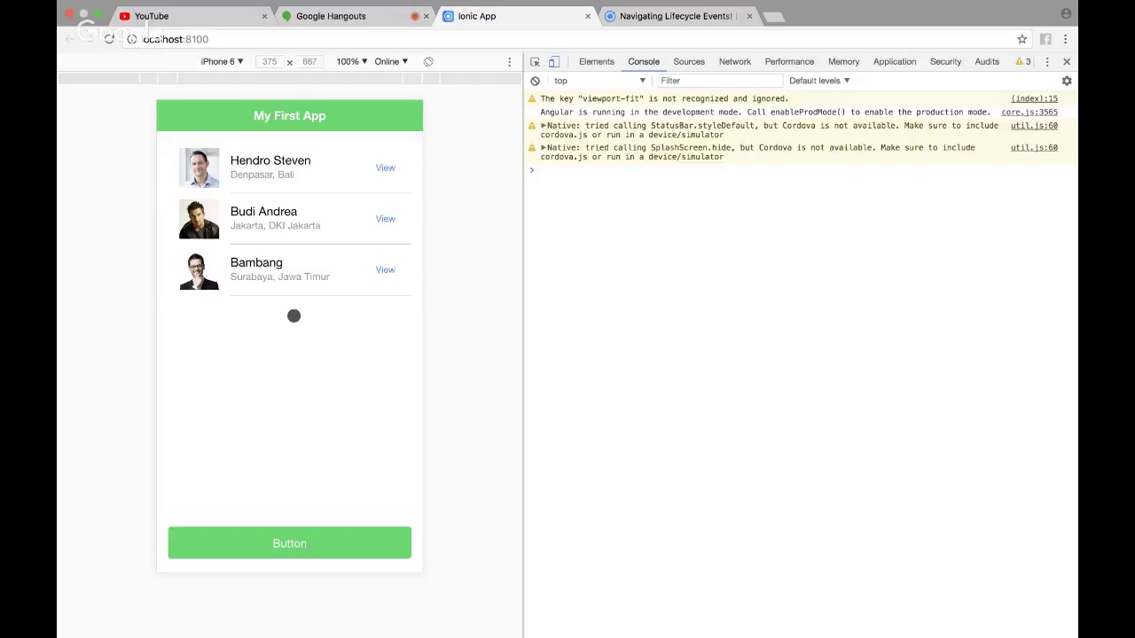 KelasKodingLive - Create Mobile Apps with Ionic Framework - #1