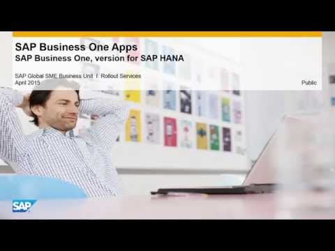 SAP Business One Apps for the version for SAP HANA
