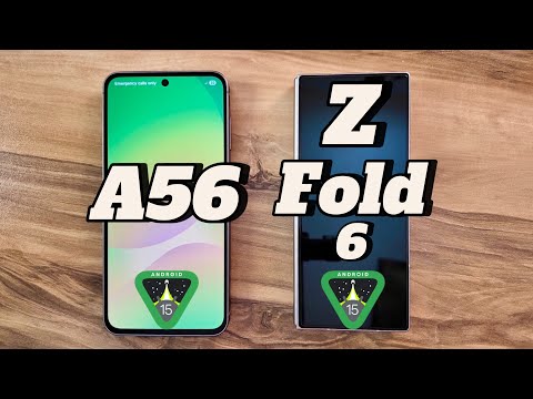 Samsung Galaxy A56 vs Samsung Galaxy Z Fold6