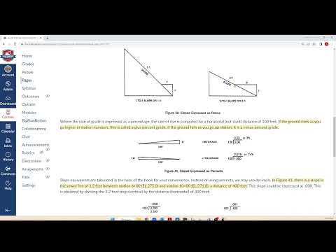 Calculating Percent Grade and Slope Ratio