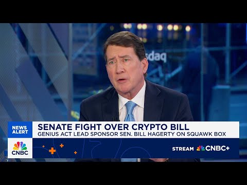 Sen. Bill Hagerty on Genius Act: Establishes regulatory framework to issue stablecoins in America