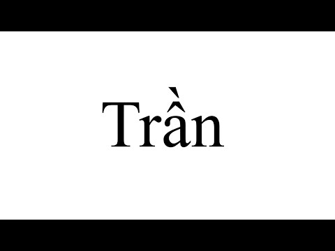 How to say the name "Trần" in Vietnamese