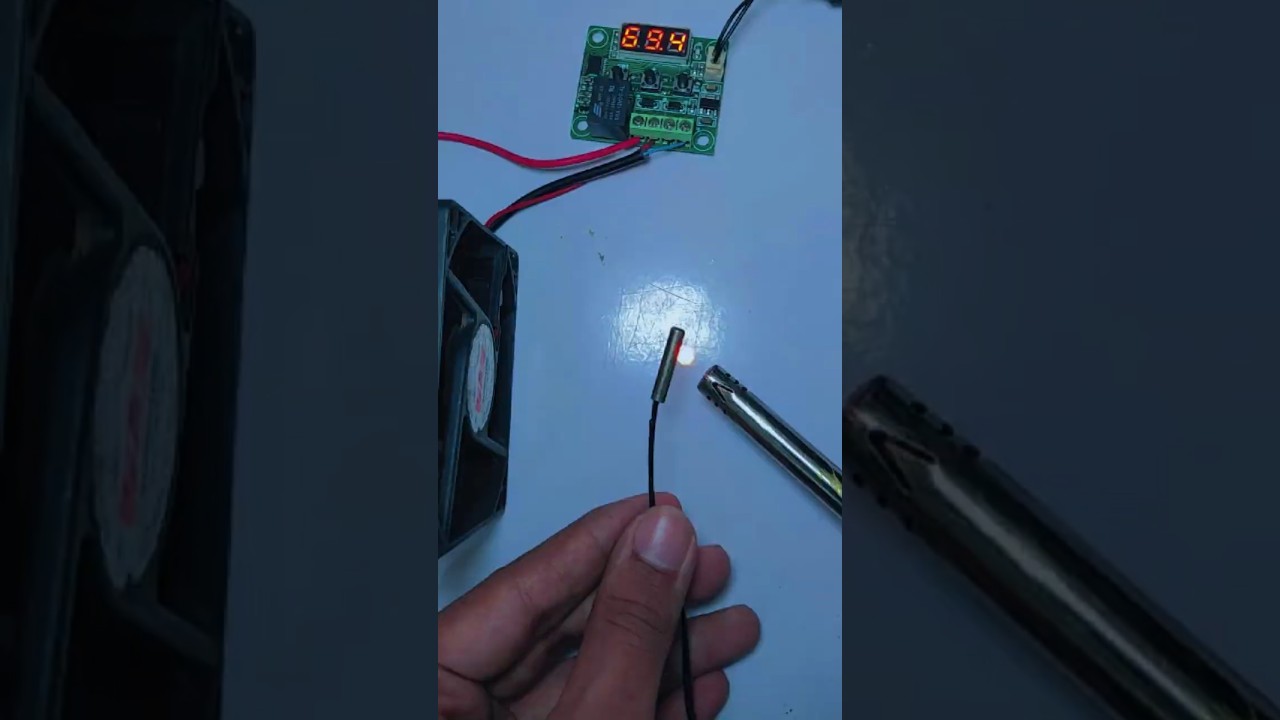 How to use temperature sensor for automatic fan control