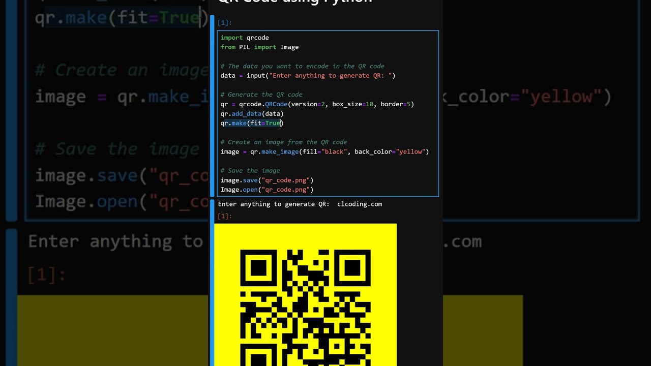 QR Code using Python
