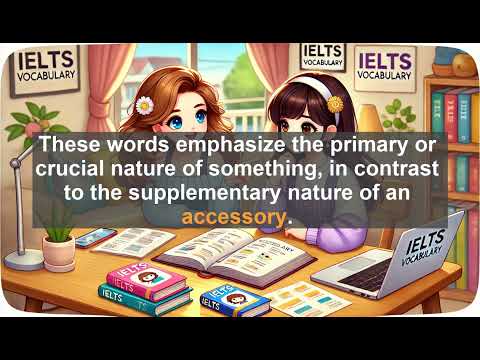 IELTS 8.0 Vocabulary Lesson: Accessory - Meaning, Common errors, Synonyms and Antonyms