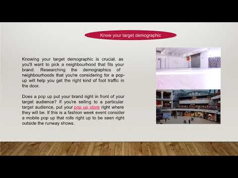 How to Choose the Perfect Pop up Shop Location