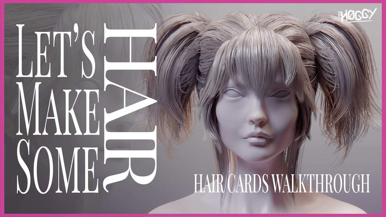 The Easiest Way to Make Hair Cards in Blender and Fibershop - Let's Make Some Hair !
