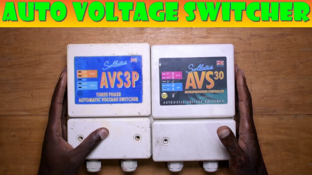 How to use Automatic Voltage Switcher for 3phase and 1phase|ELECTRECA