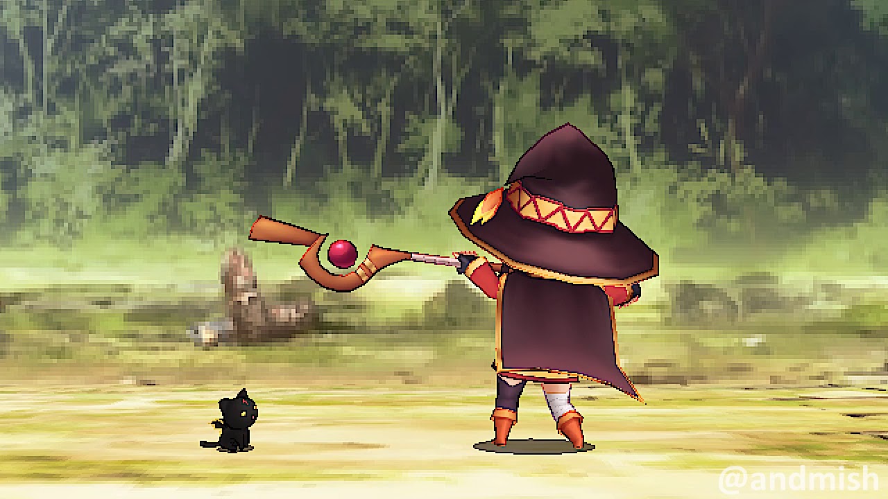 Megumin versus Chomusuke
