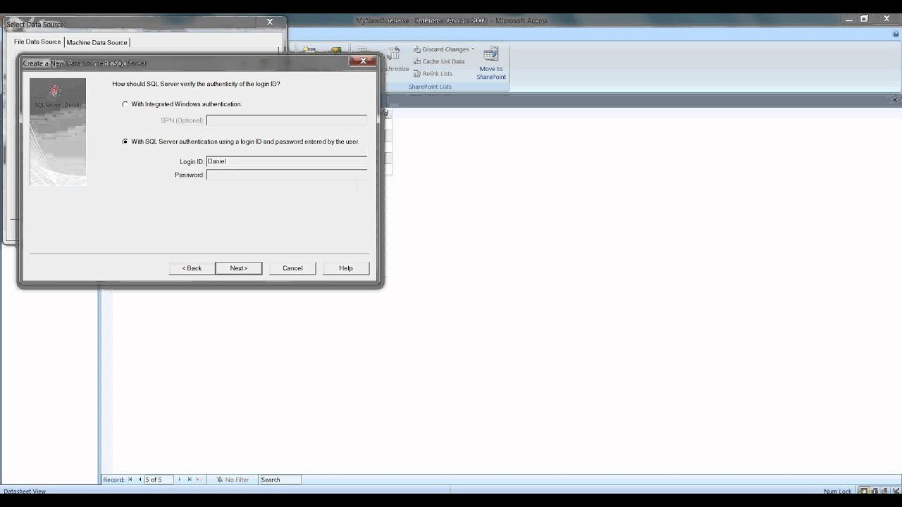 MS Access - How to export MS Access table into MS SQL database