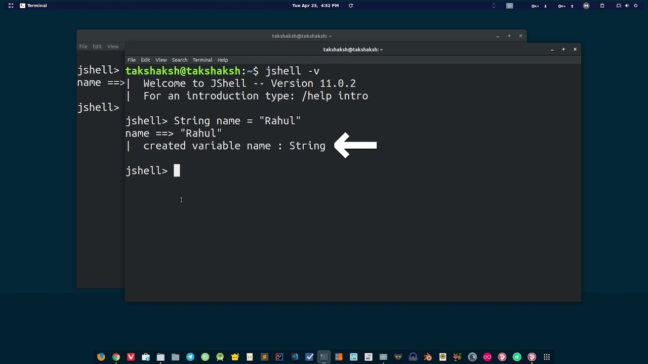 Getting started with Jshell Basics