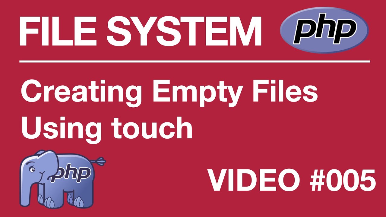 PHP | FILE SYSTEM | BEGINNER | Creating A File #005 // Tips from a Self Taught Developer