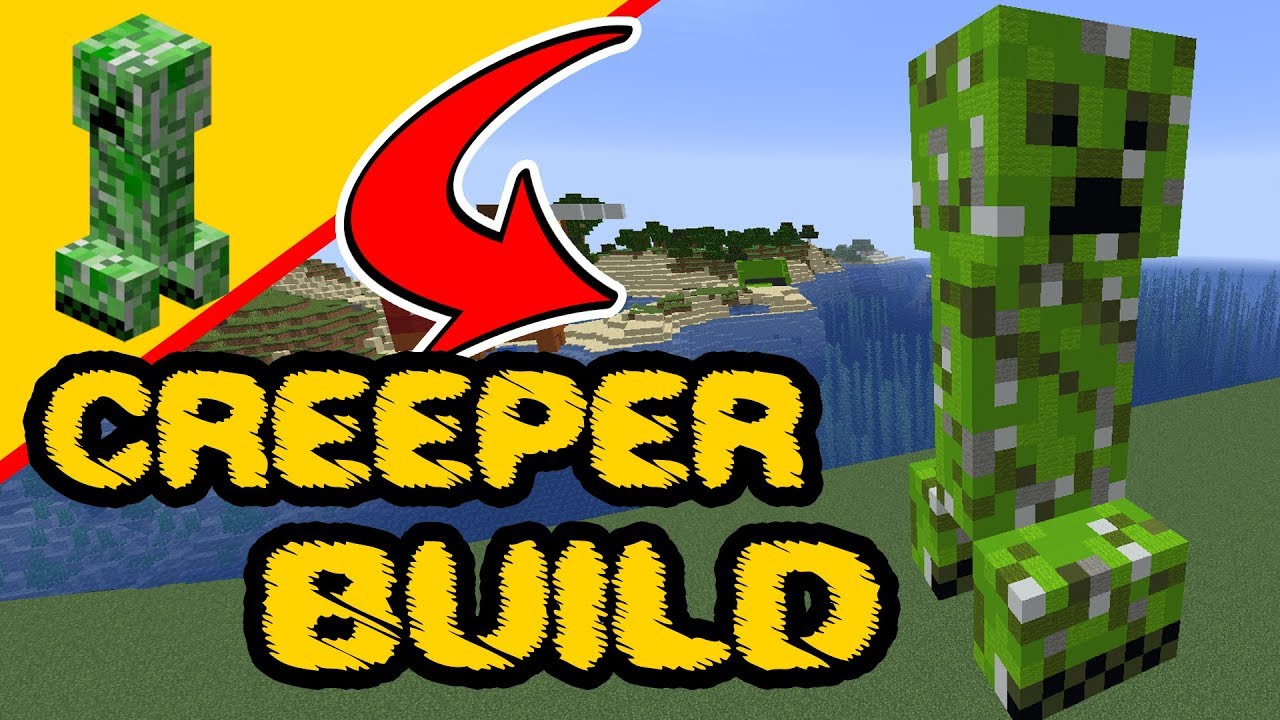 Minecraft Creeper - Creeper Statue Build - Creeper Statue Build PS4, XBox, PC, Pocket Editio, Switch
