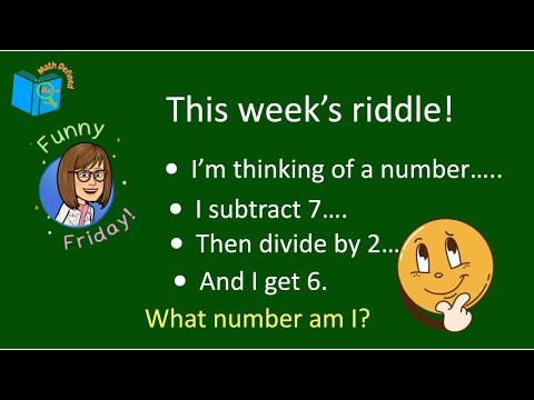 Funny Friday - What Number did I start with? | Math Defined with Mrs. C.
