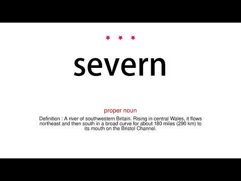 How to pronounce severn - Vocab Today