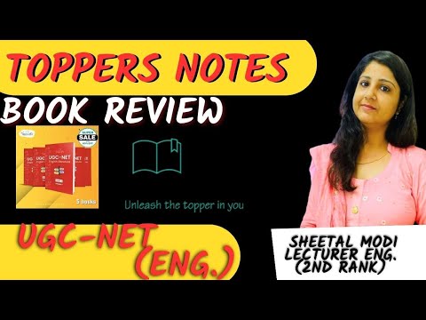 Toppersnotes book review UGC NET ENGLISH SUBJECT