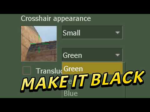 CS 1.6 Black Crosshair Console Command!