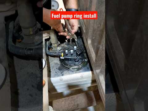 install fuel pump ring without special tools #diy #mechanic #lifehacks