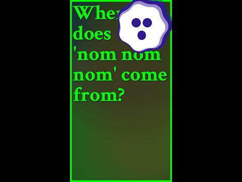 The full form is Om nom nom nom. Knowyourmeme.com says: The phrase is believed to have i... #shorts