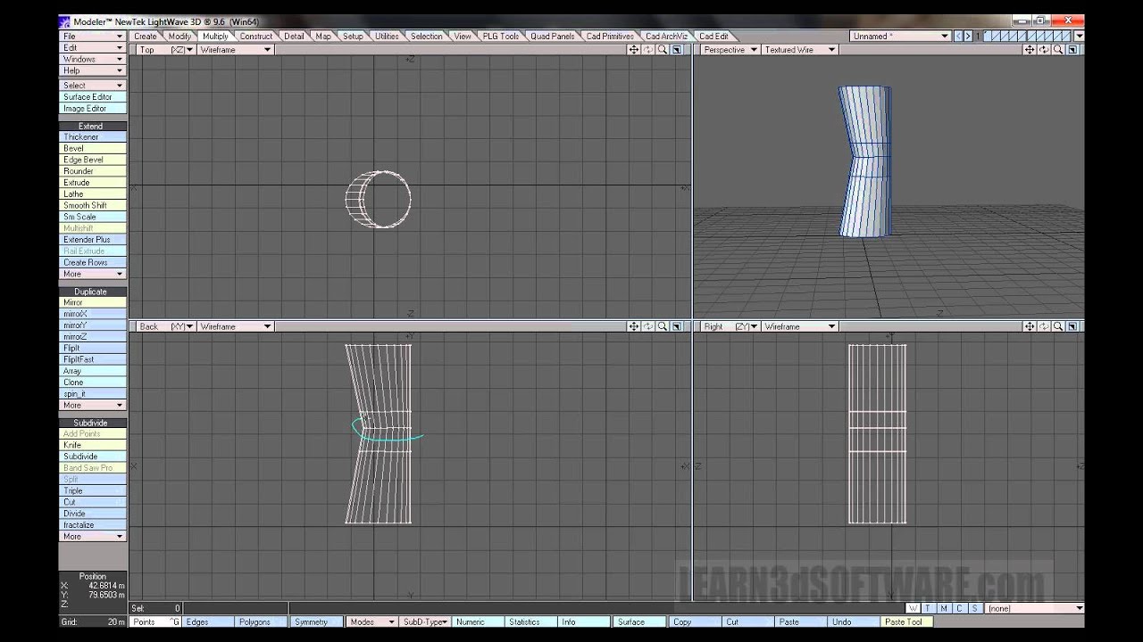 Lightwave Tutorial - Knife Tool