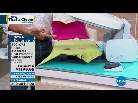 Cricut Autopress Heat Press with Variety Bundle