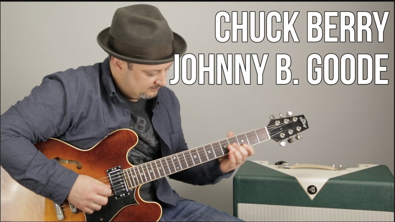Chuck Berry - Johnny B. Goode - How to Play on Guitar - Guitar Lesson + Tutorial