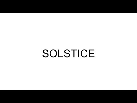 How to Pronounce 'solstice' Correctly | English Pronunciation Guide