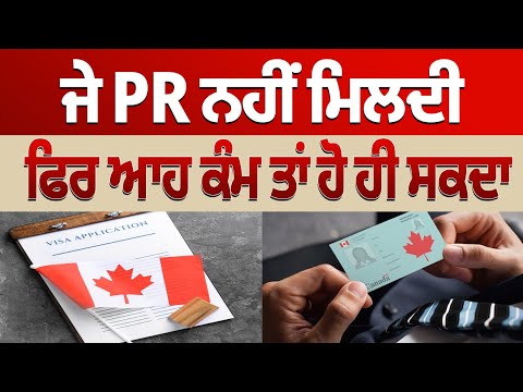 ਜੇ PR ਨਹੀਂ ਮਿਲਦੀ ਫਿਰ ਆਹ ਕੰਮ ਤਾਂ ਹੋ ਹੀ ਸਕਦਾ