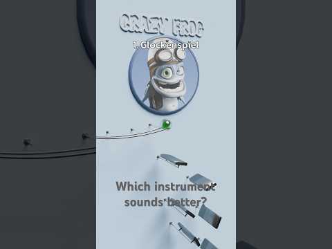 Crazy frog Played on different instruments! #satisfying #music #crazyfrog