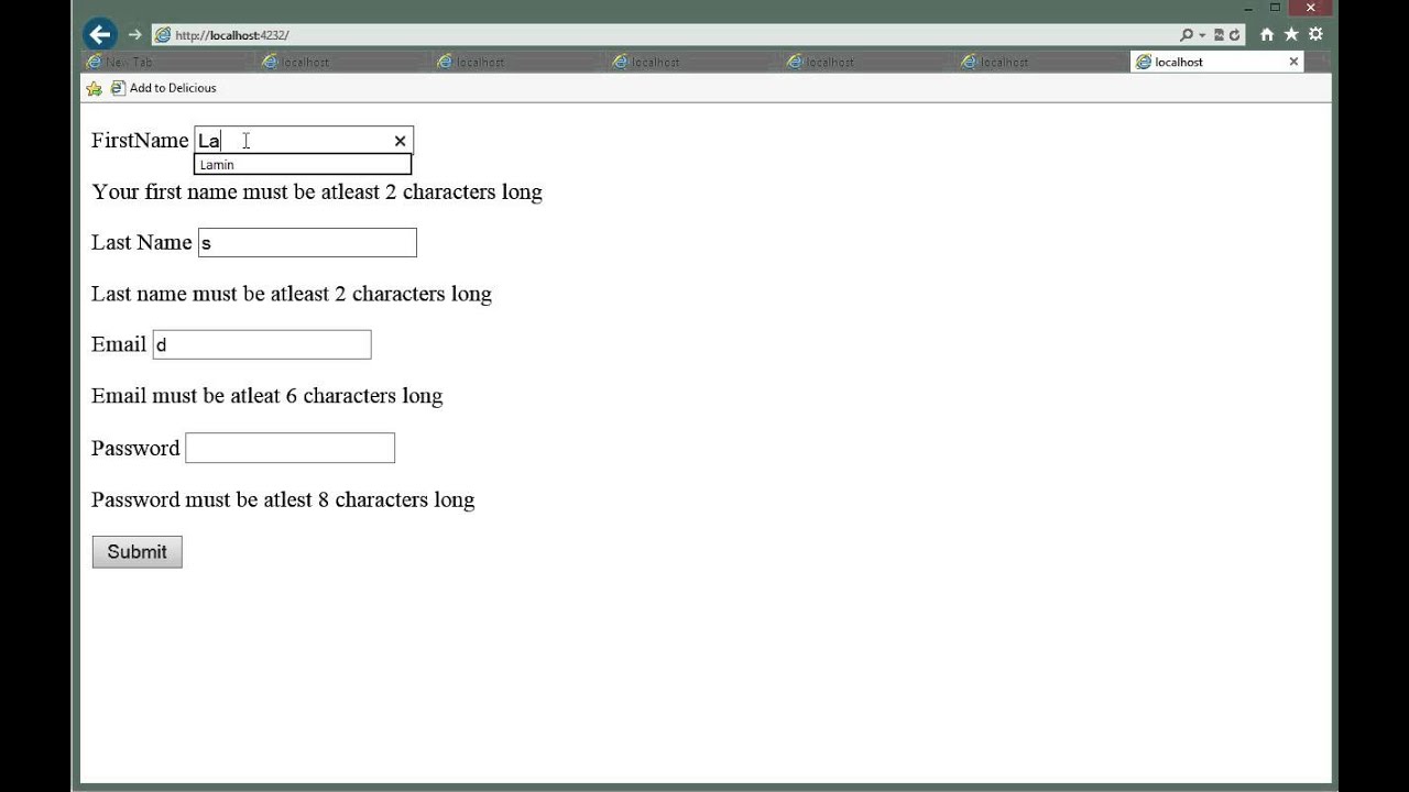 Php Form Validation Tutorial Simple Part 6/6