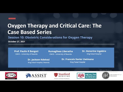 Rwanda- Banguti- Oxygen & Critical Care- Session 10- Obstetric Considerations for Oxygen Therapy